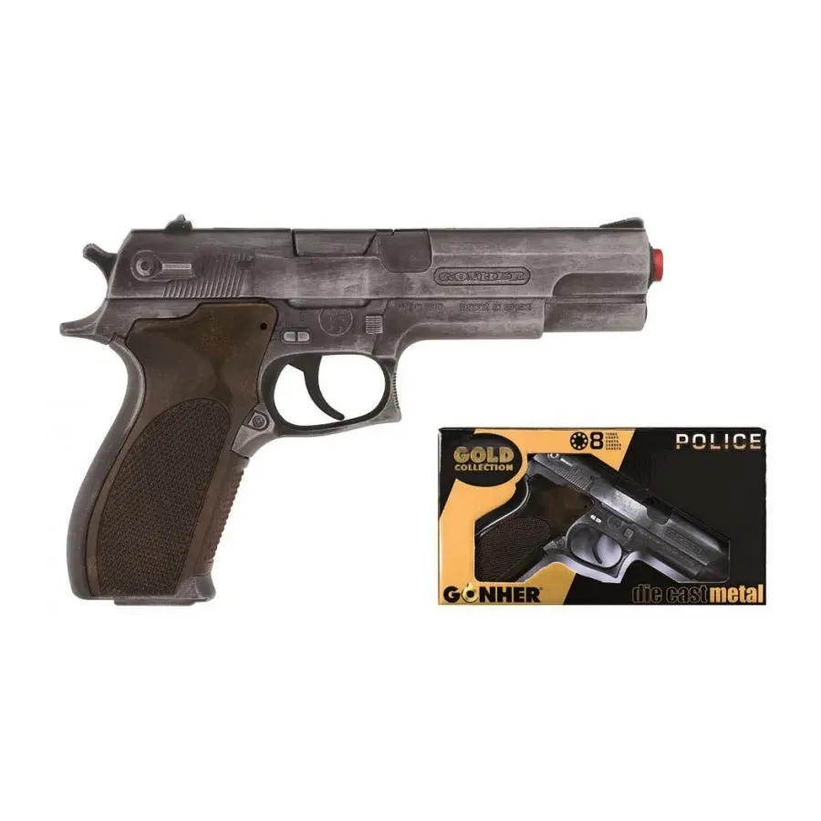 Pistolet policyjny metalowy GONHER 45/1